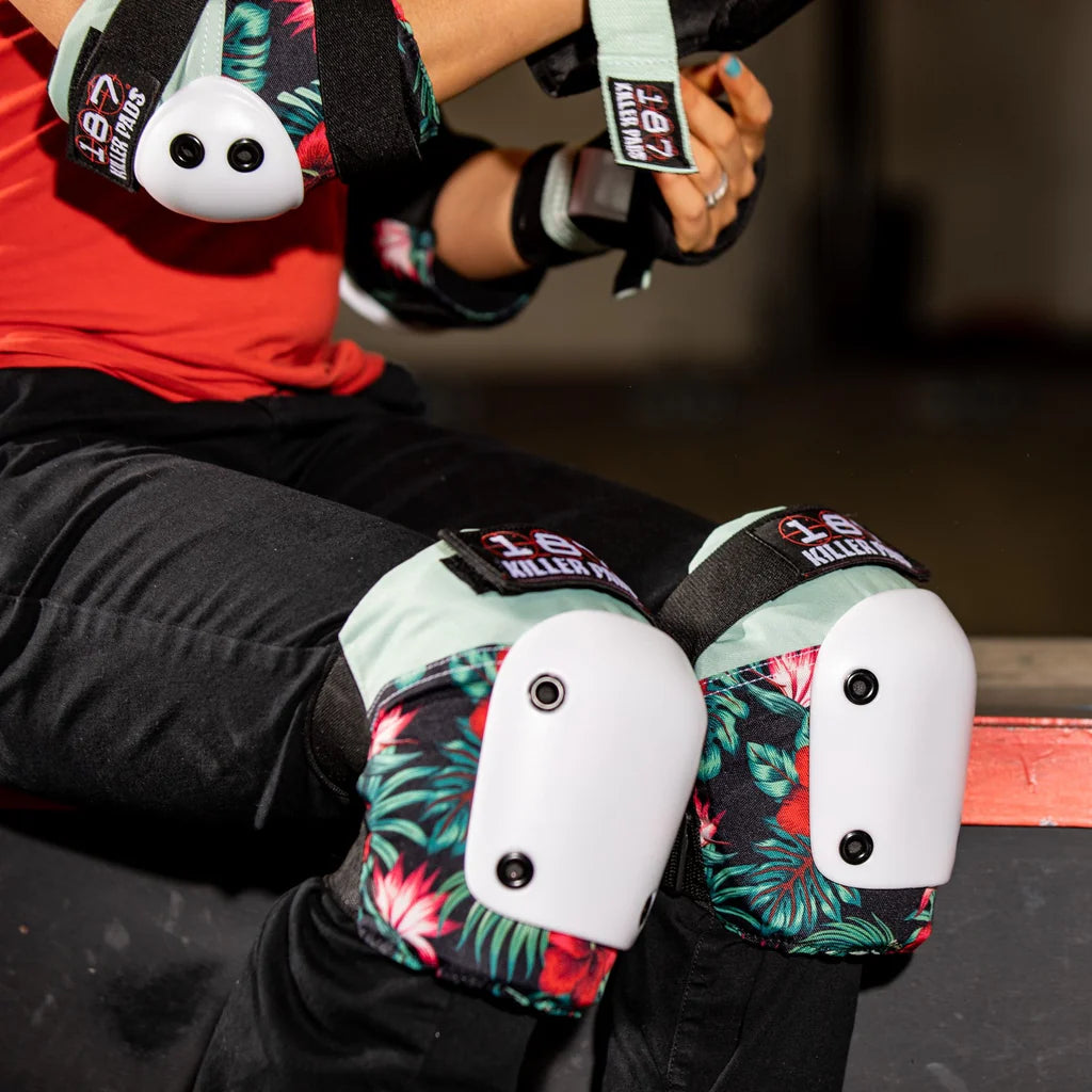 187 6-Pack Pad Set - HIBISCUS | Pigeon's Roller Skate Shop