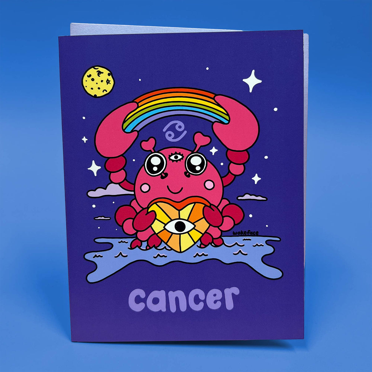 Greeting Card - Zodiac: Cancer | Pigeon's Roller Skate Shop
