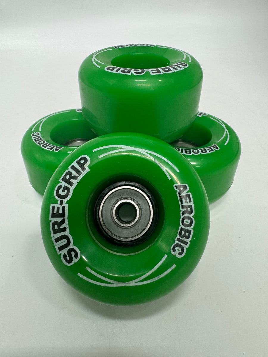 SUREGRIP - Aerobic 82a Outdoor Wheel w/ Abec 7 bearings - Green 8Pk ...