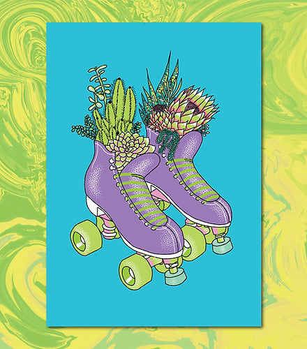 Create and Skate Factory - Print - SKATE SUCCULENT | Pigeon's Roller ...