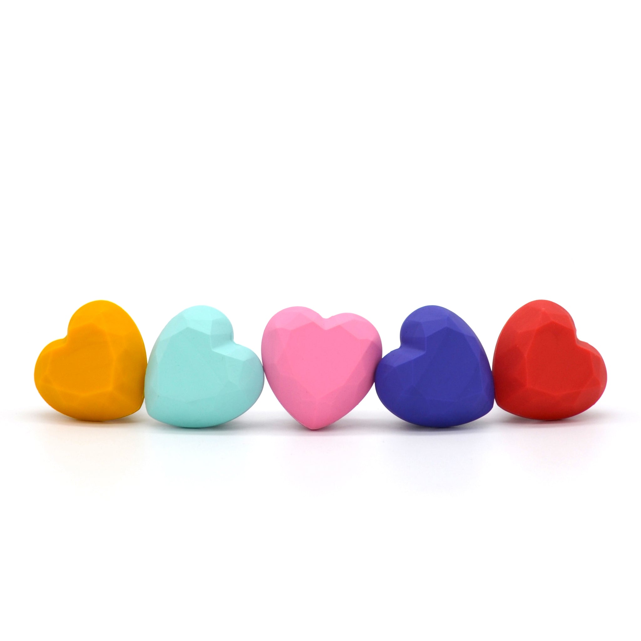 Geometric Toe Stop - HEART GEM Long Stem | Pigeon's Roller Skate Shop
