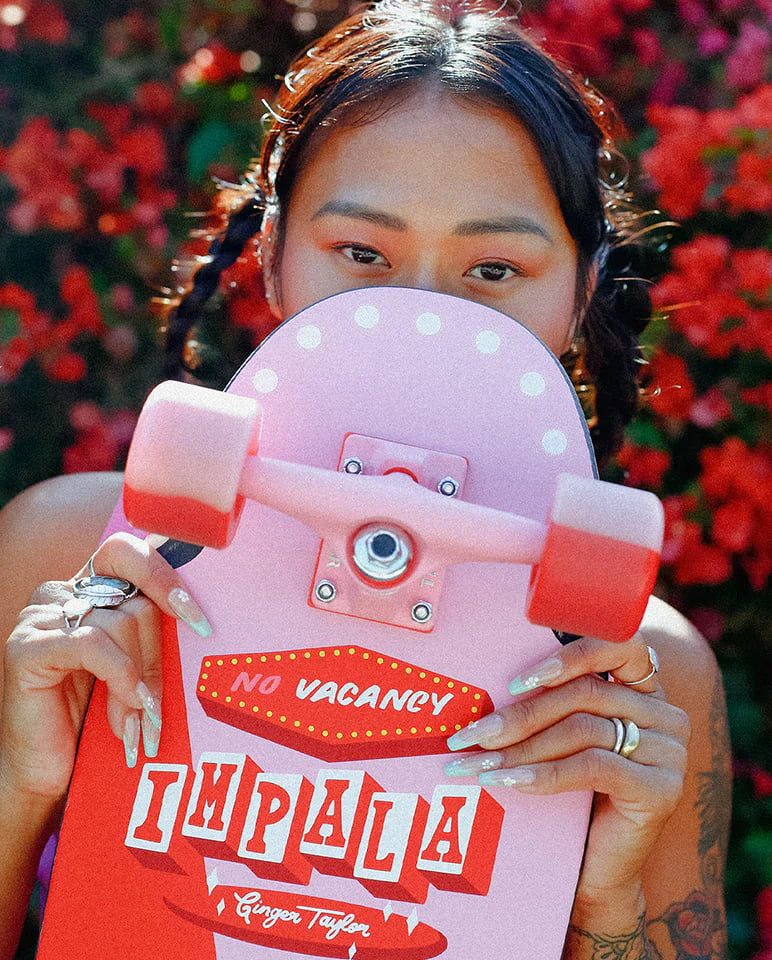 Impala Skateboard - ATHENA CRUISER - Ginger Taylor | Pigeon's Roller ...