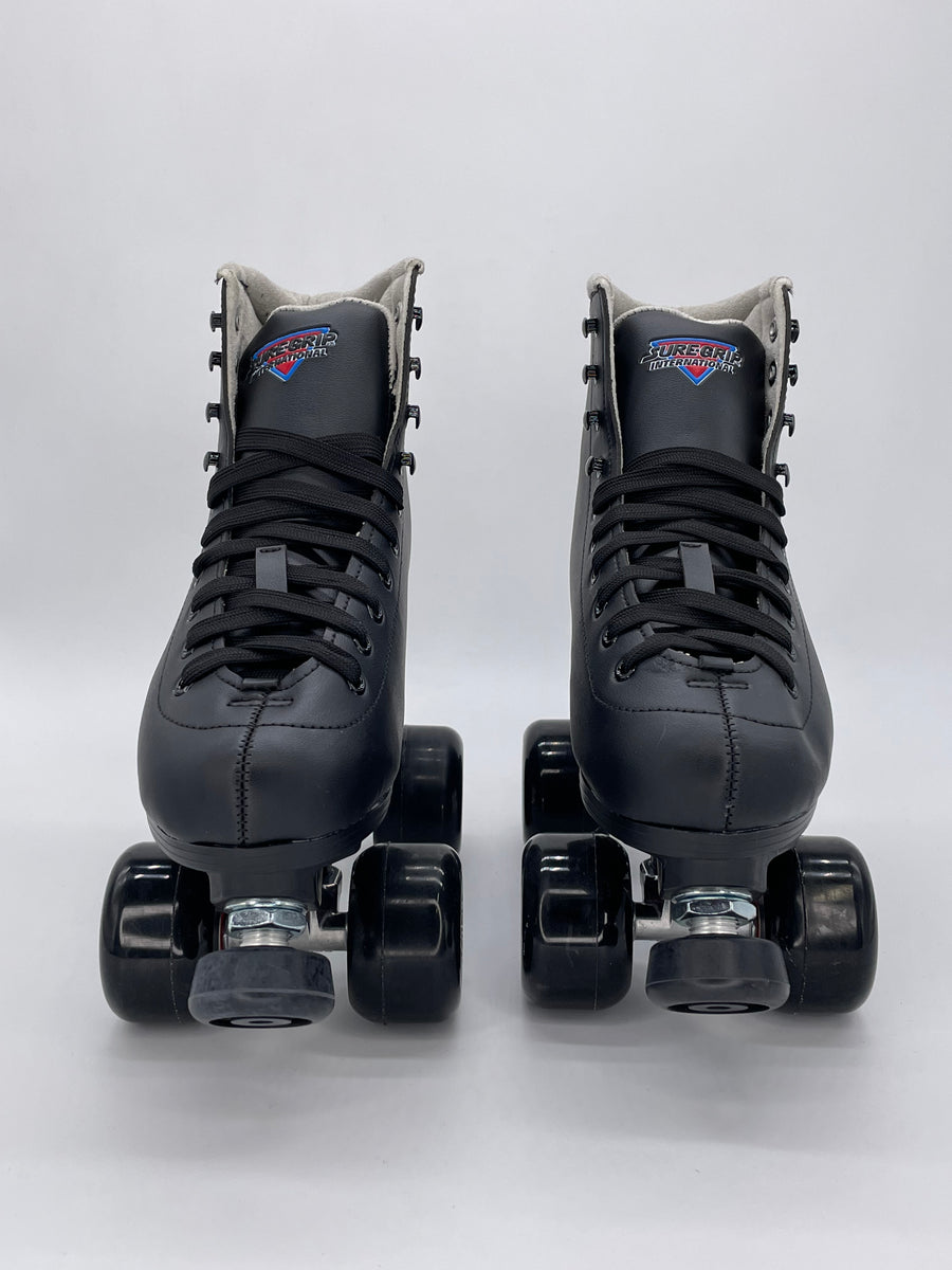 Sure-Grip Fame Skates - BLACK - SIZE 6 *BLEM* | Pigeon's Roller Skate Shop