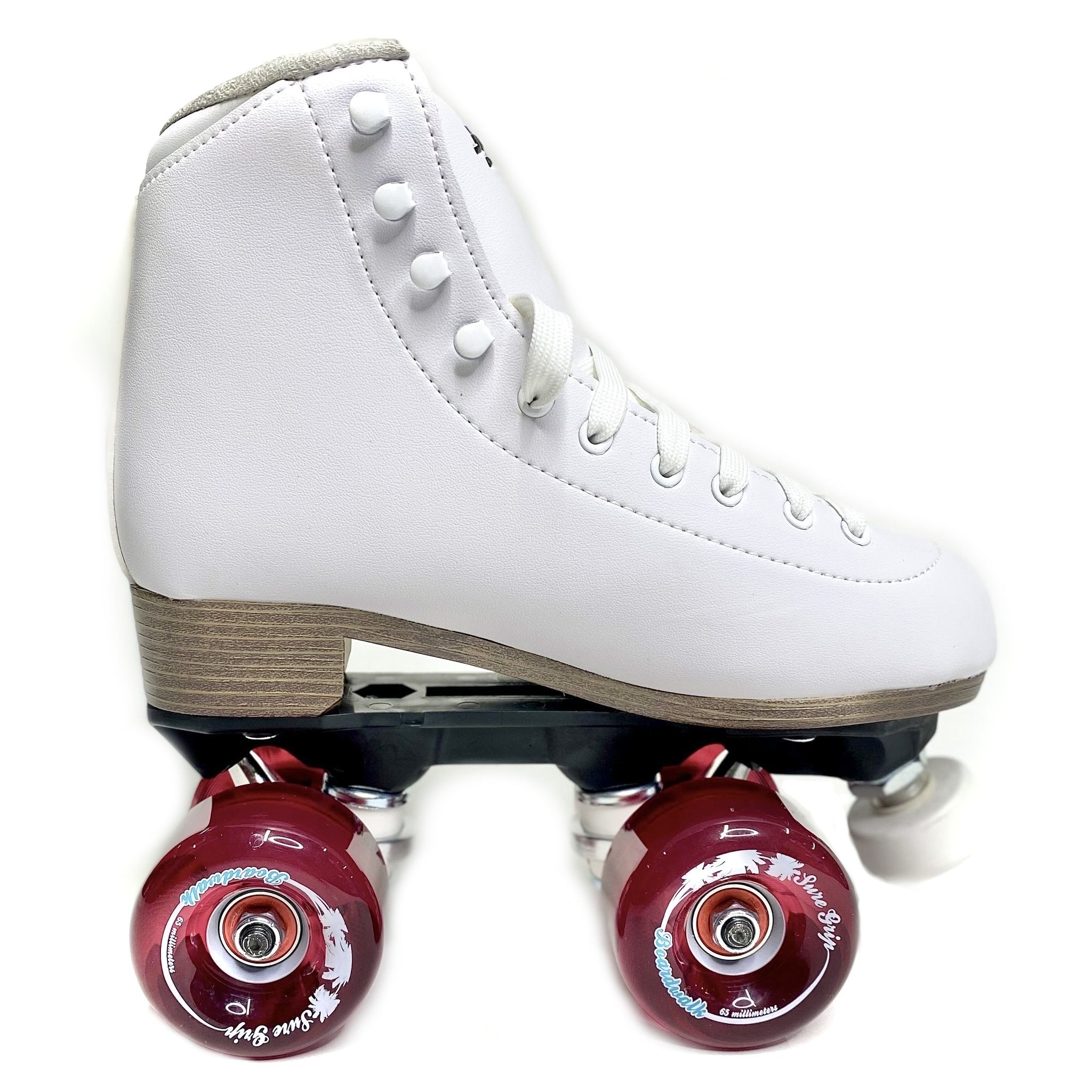 Sure-Grip Fame Outdoor Skates - WHITE | Pigeon's Roller Skate Shop