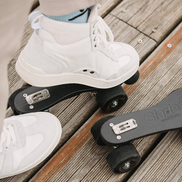 Slades S-Quad - WHITE – Pigeon's Roller Skate Shop
